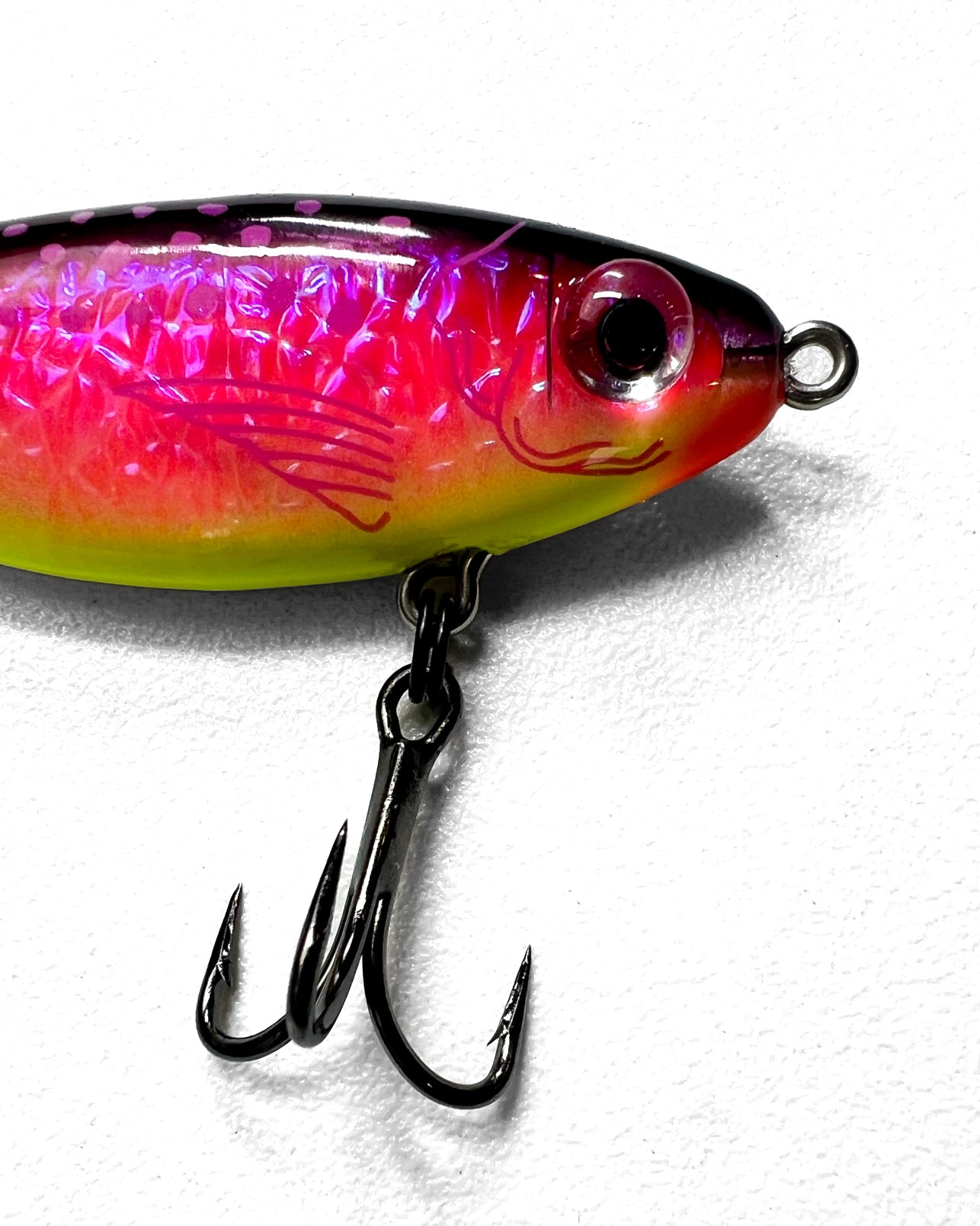 GHOST/SHIP X MIRROLURE Suspending Twitchbait - Purple Haze MR27